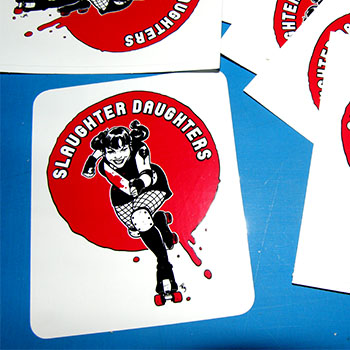 Promotional custom vinyl stickers: full colour printing, fast turnaround